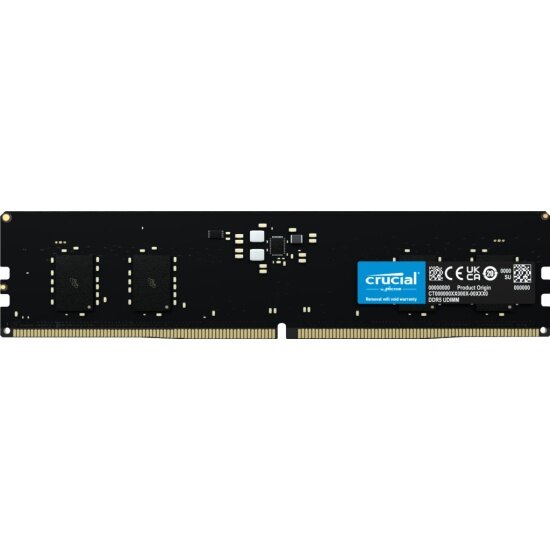 Оперативная память Crucial by Micron 8Gb DDR5-5600 DIMM (CT8G56C46U5)