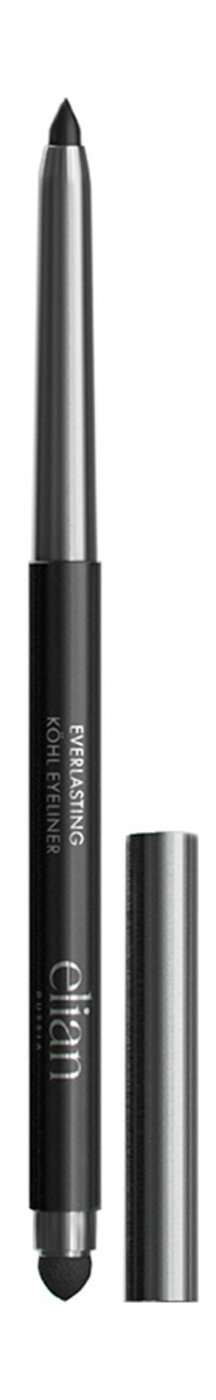 ELIAN RUSSIA Карандаш для глаз Everlasting Kohl Waterproof Eyeliner автоматический, 0,28 г, 01 Onyx