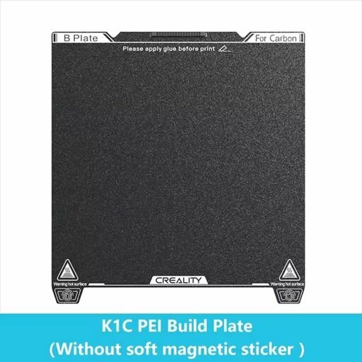 Creality K1C матовая пластина PEI без мягкой магнитной наклейки для Ender 3V3 SE/KE/K1C 235x235 мм