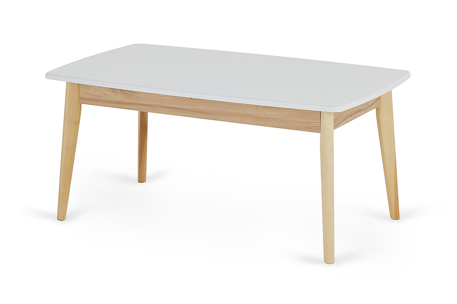 Журнальный стол SCANDICA Хортен, 100х46х58 см, цвет дуб натуральный светлый, бланж