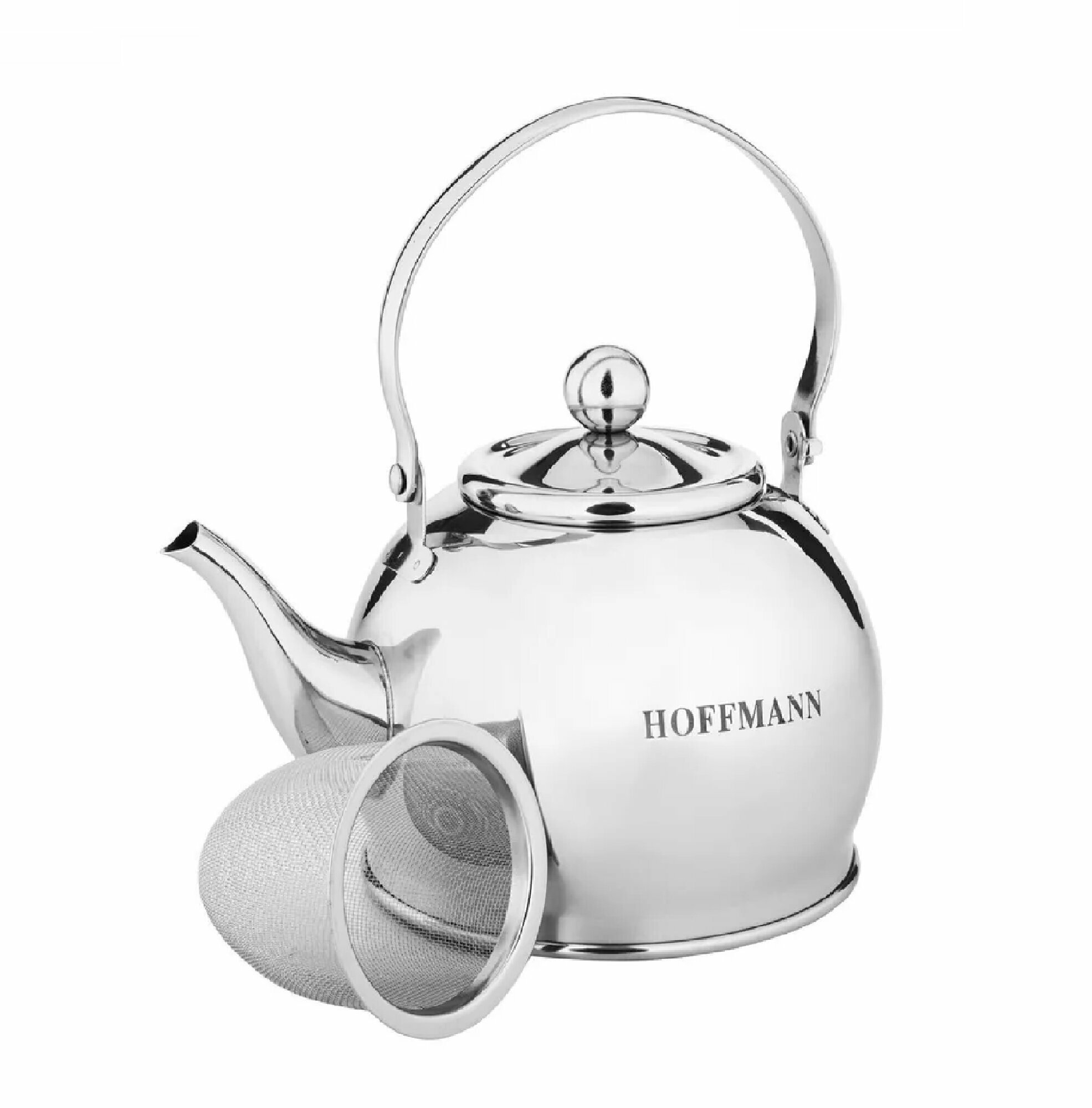 Заварной чайник Hoffmann HM 55109, нержавеющая сталь, термоаккумуляция, 1,2 л