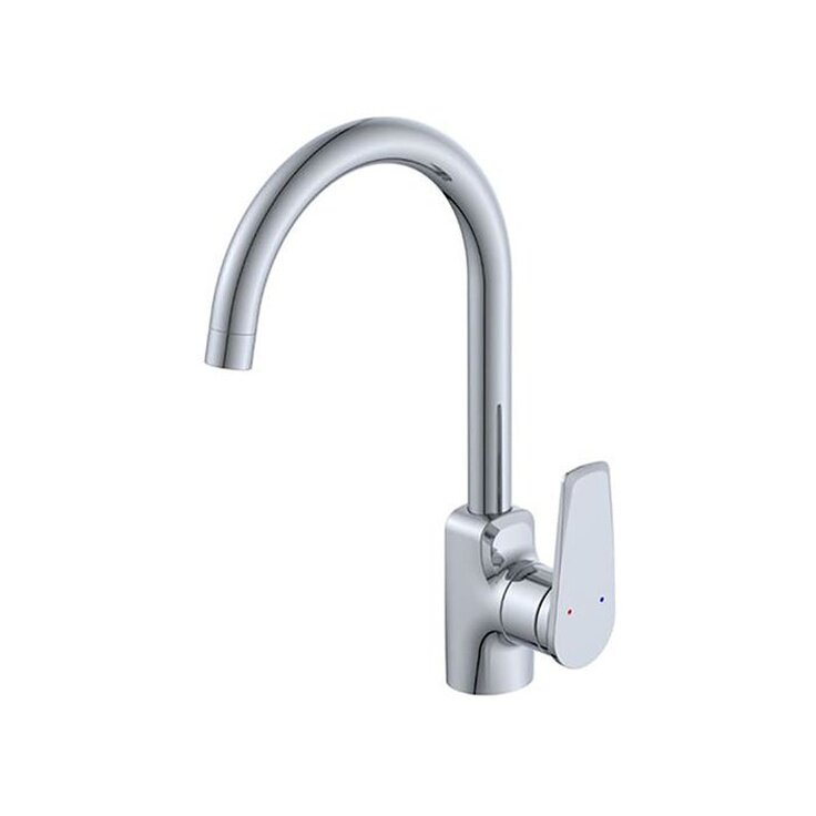 Смеситель для кухни AQUANIKA SIMPLE AQS4038CR (хром, L-21 H-22,7)
