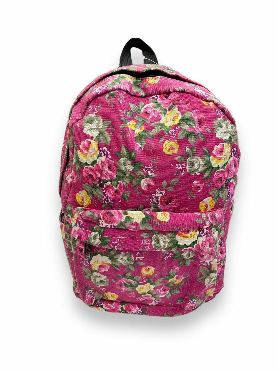 Рюкзак, городской, для девочек, светло-розово-желтый, оксфорд, 41х30х15см, отделение для А4