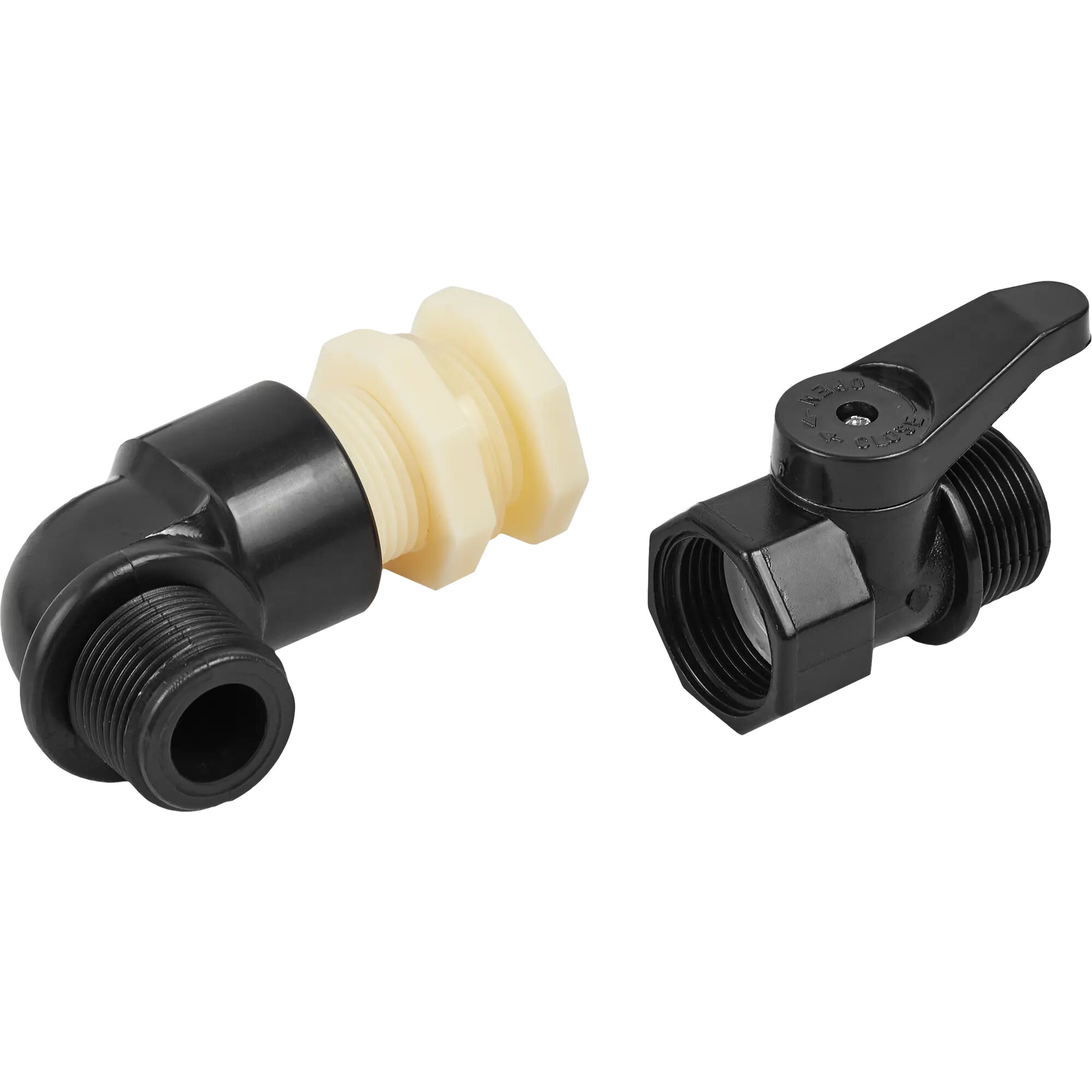 Boutte набор для врезки в бочку 3/4 дюймаштуцер, угол и кран, комплект для монтажа