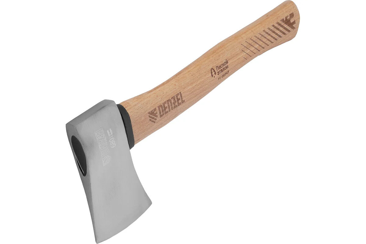 Топор кованый 680 г, американский тип, бук, 360мм Denzel 21886