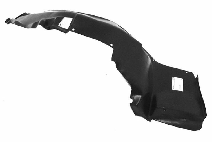 Подкрылок Zekkert, для Daewoo/Chevrolet Lanos, передний, левый, черный, пластик