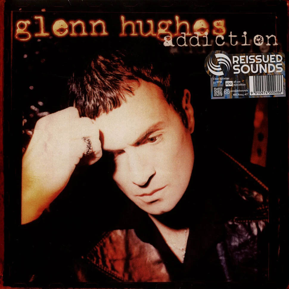 Виниловая пластинка Glenn Hughes - "Addiction [Clear Splatter Vinyl]" (Reissued Sounds)