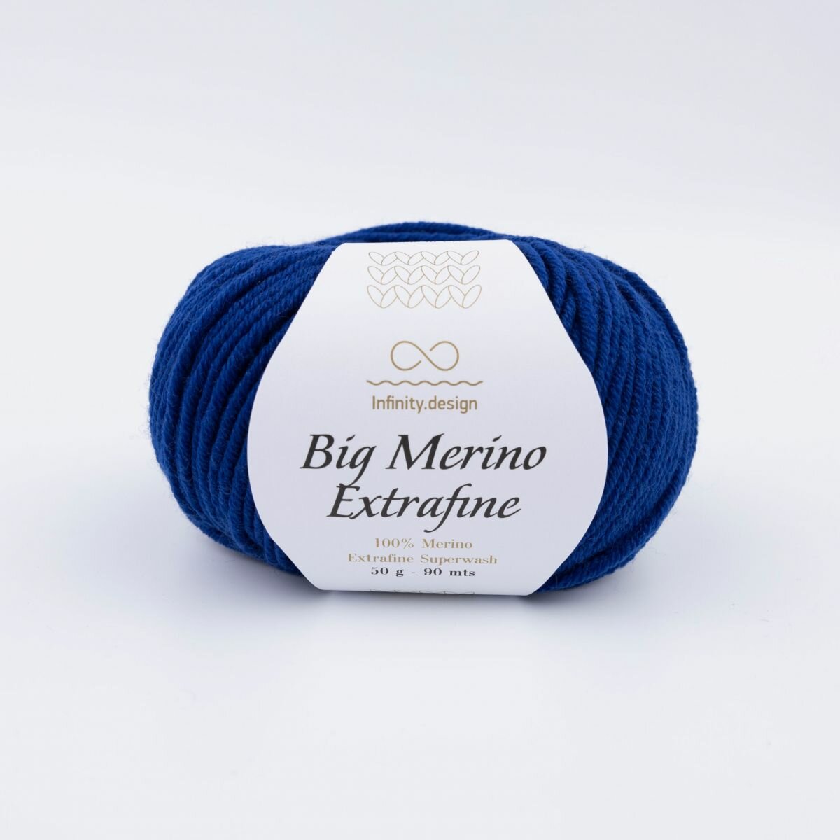 Пряжа для вязания Infinity Design Big Merino Extrafine (5575 Navy Blue) 1 моток