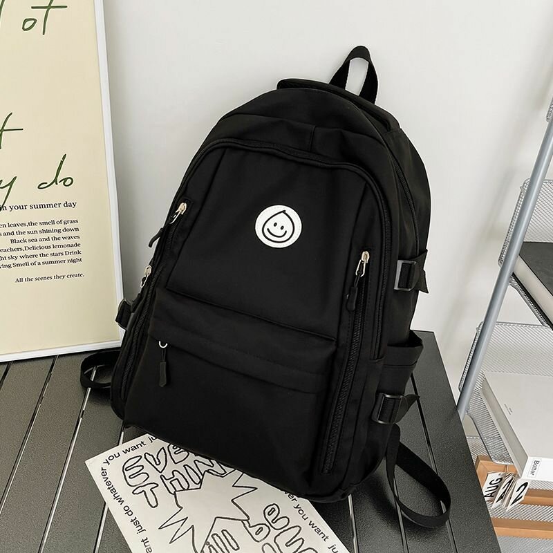 Рюкзак облегченный универсальный спортивный для подростков для мальчиков для девочек Смайл ZY