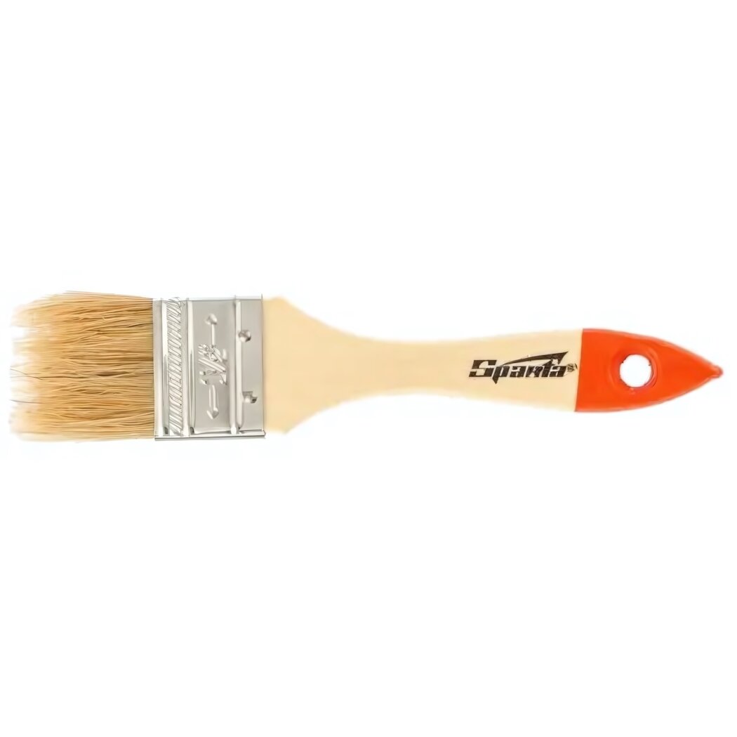 Кисть плоская 'Slimline' 1.5" (38 мм), натуральная щетина, деревянная ручка