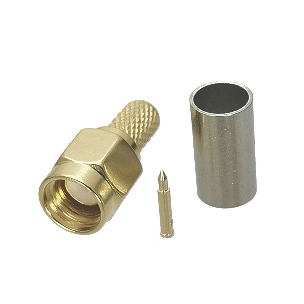 Разъём Sma-male (S-111F) обжимной для кабеля RG-58