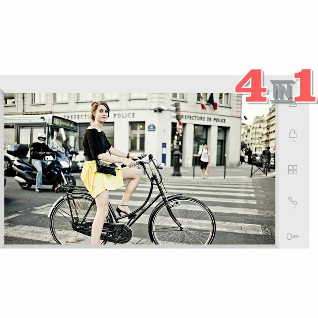 Tantos Amelie HD SE Slim (White) VZ Сопряженный видеодомофон