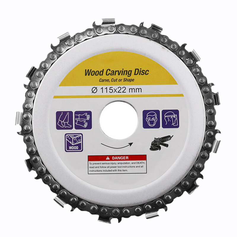 4,5-дюймовый желтый дисковый пильный диск цепная пила диск для резьбы по дереву угловые шлифовальные машины для деревообработки универсальные диски для резки дерева