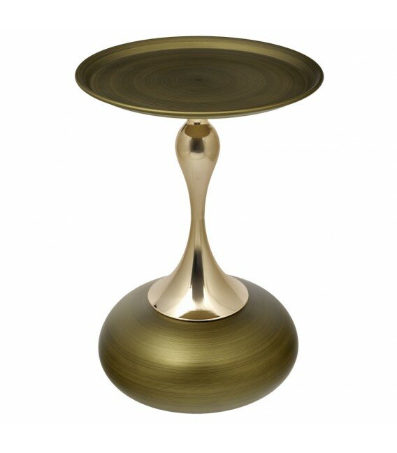 Кофейный столик Angel 40x55см, латунь, металл