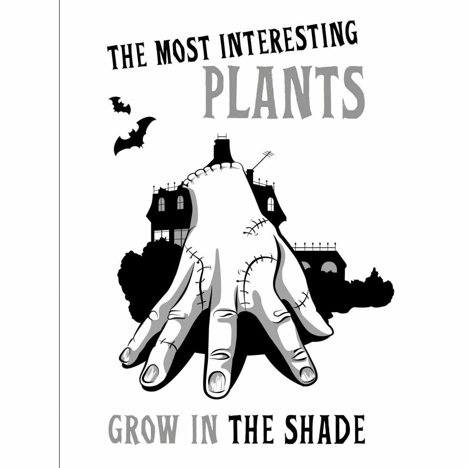 Блокнот Бомбора "The most interesting plants grow in the shade. Вещь" А5, 160 страниц, в точку