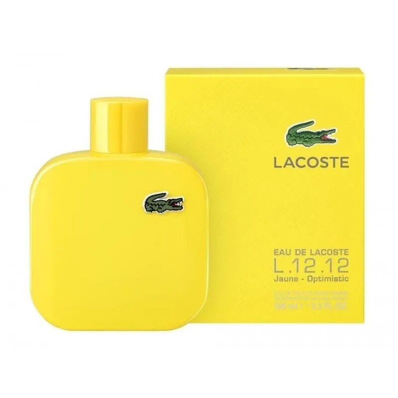 Lacoste Eau de Lacoste L.12.12 Jaune Optimistic 100 мл, Туалетная вода мужская