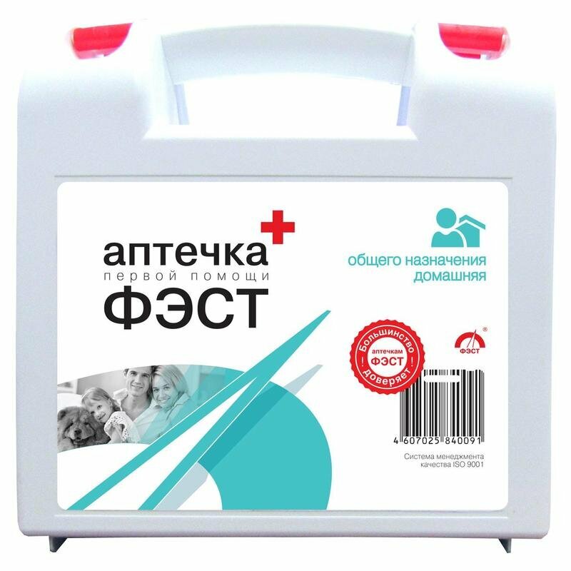 Аптечка первой помощи офисная АОН ФЭСТ бокс пластиковый, 1024185