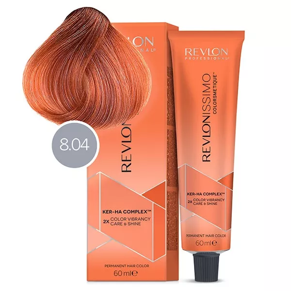 Крем-краска Revlon Professional Colorsmetique 8.04 светлый блондин естественно медный, 60мл