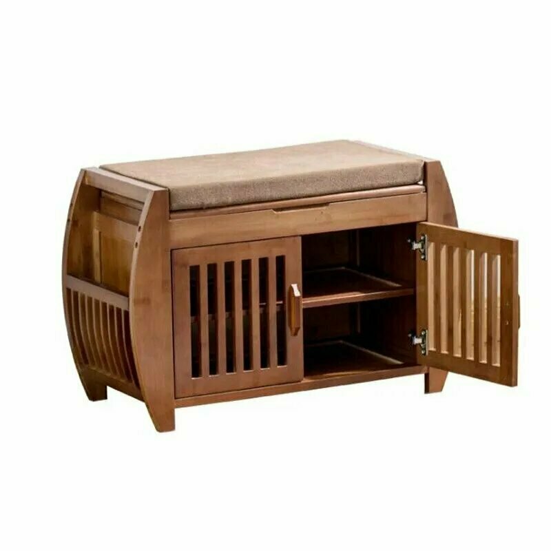 Обувница "Бамбук", 100% натуральный бамбук, с полками и ящиками