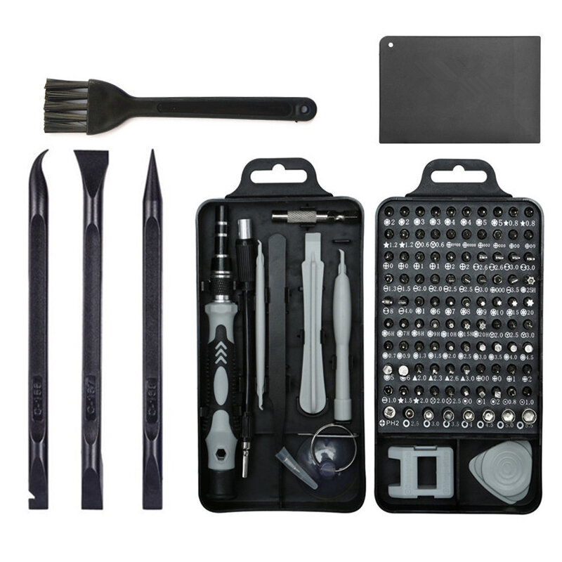 Набор инструментов для ремонта компьютера 120 в 1 Набор магнитных отверток + монтировка для компьютера, ноутбука, ПК iPhone Ps4 Ручной инструмент своими руками
