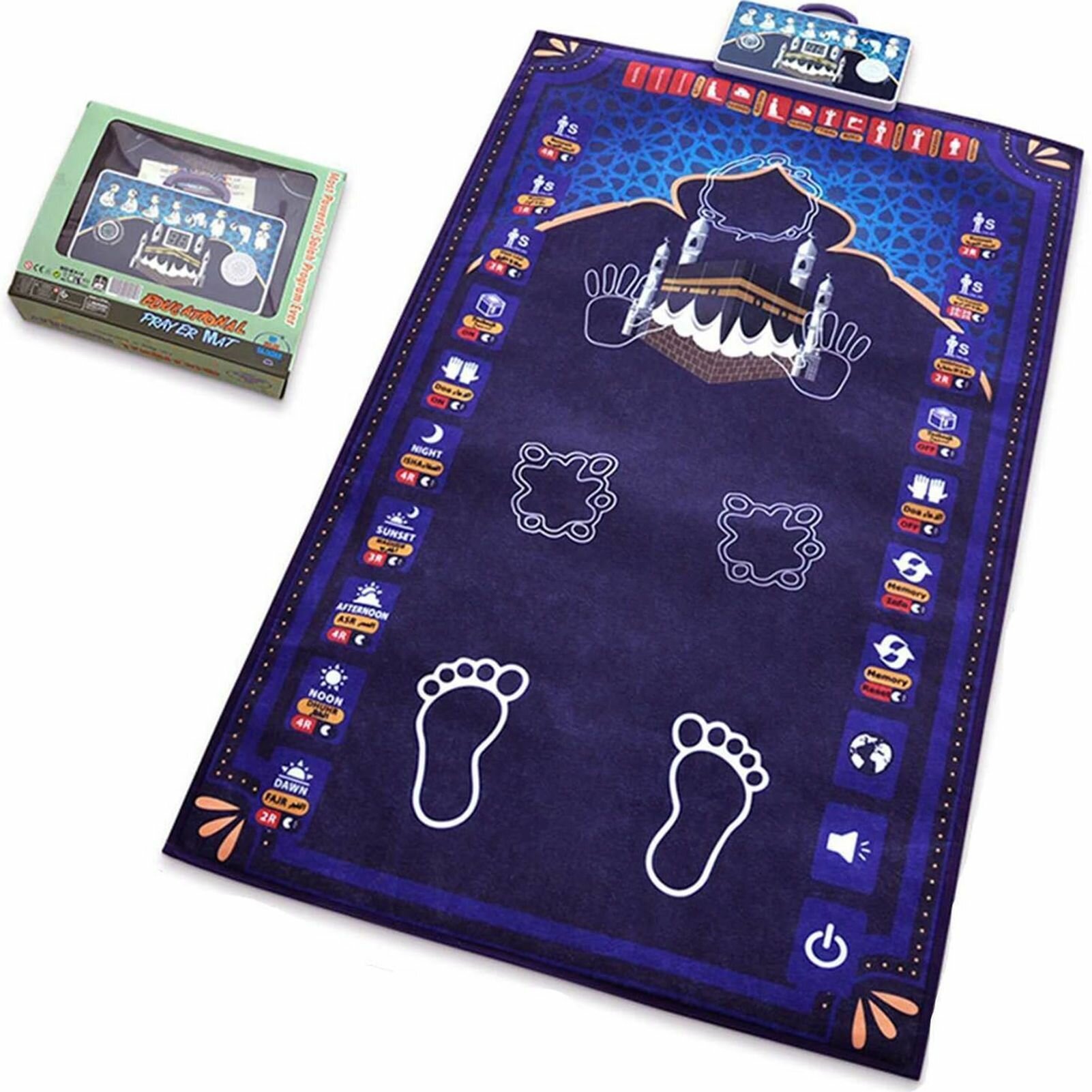 Обучающий детей электронный Коврик для намаза (110x70cm)