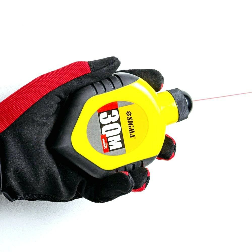 Шнур-отвес трассировочный, разметочный 30м + меловой порошок (синий) 115 гр. SIGMA