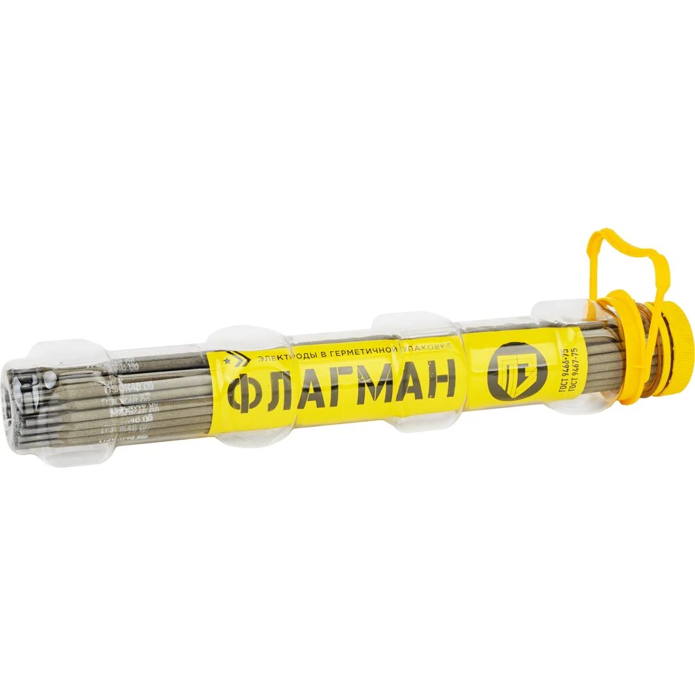 Электроды пэок 46.00 ф 3.0 мм, капсула 1.5 кг, флагман, ГОСТ 9466-75 ООО «Пензенские электроды», 00 флагман – 1,69 кг