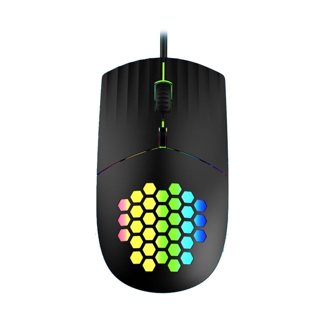Эргономичная игровая мышь Type C с регулируемой яркой подсветкой 1600 точек на дюйм для ПК с Windows, ноутбуков и других устройств USB Type C.
