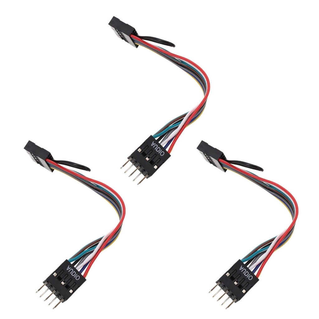 Front Panel 13Pin to 9Pin Power Sound Cable for PC ATXs Chassis for Lonovo Motherboards 10cm