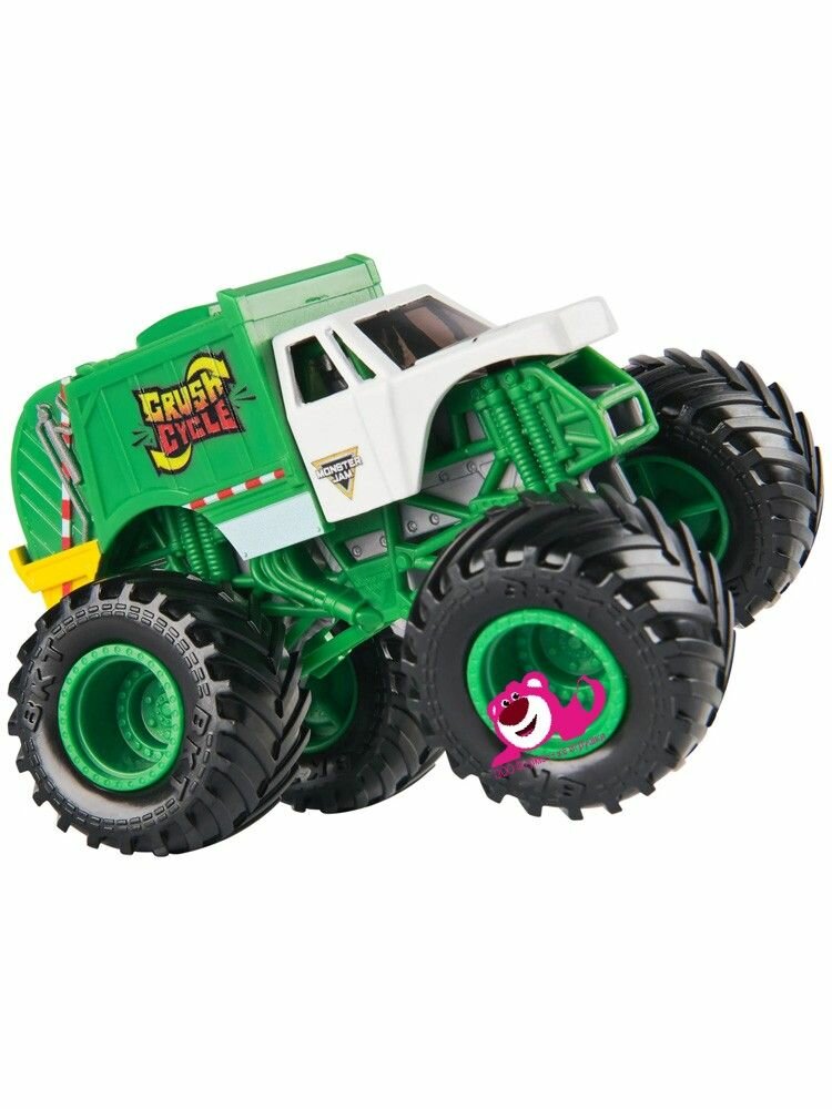 Машинка Monster Jam 1:64 Crush Cycle Monster Truck, Die-Cast Vehicle