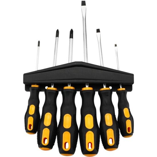 Набор отверток с эргономичными рукоятками Deko DKSS06 (6 предметов) (085-1081)