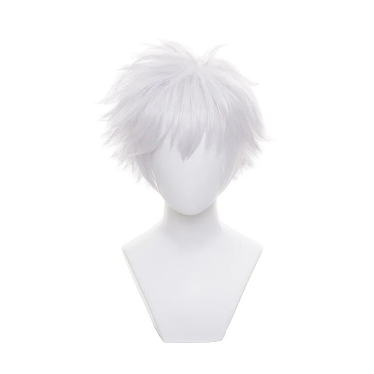 Косплей костюм Годжо Сатору Белый, XXL, ONLY wig