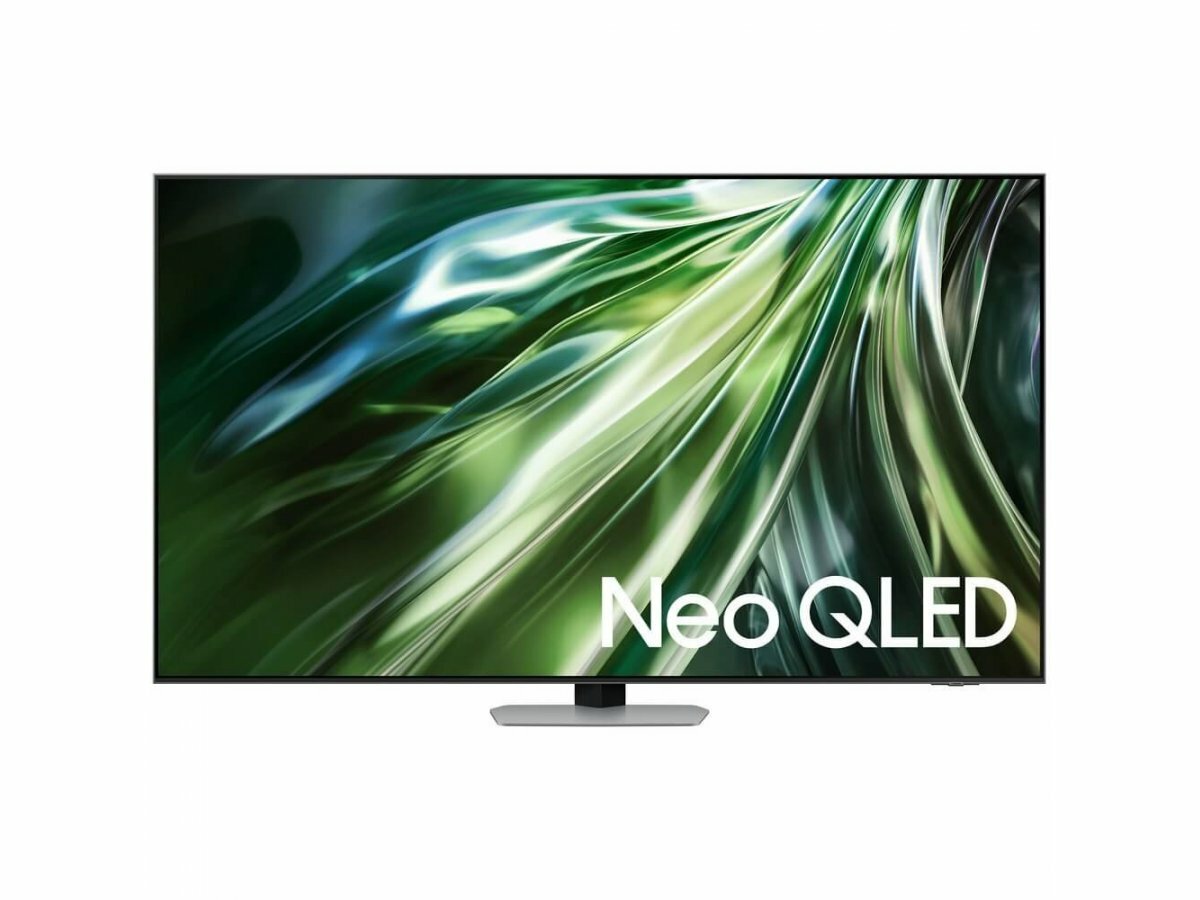 Телевизор Samsung QE65QN90DAUXRU, 65", 4К Ultra HD, VA, 140Гц, черненое серебро