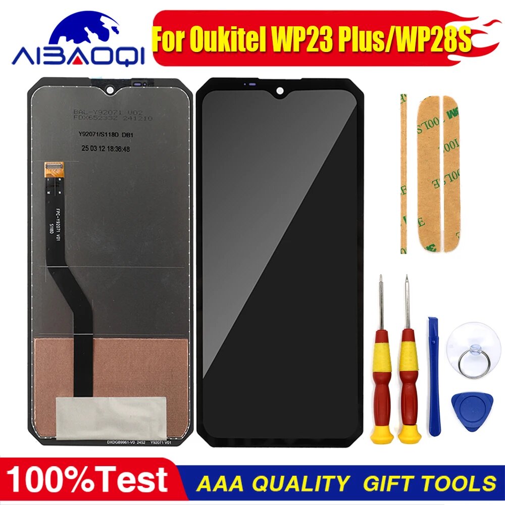 Оригинальный сенсорный экран для Oukitel G1 WP23 Plus WP28E WP28S WP38 WP36 Pro, запасные части для ЖК-дисплея телефона + инструмент для разборки WP23 Plus