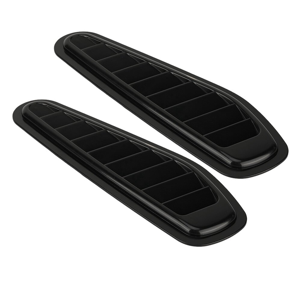 2 шт. Декоративные накладки на капот для воздухозаборника автомобиля, универсальные аксессуары для вентиляции капота.