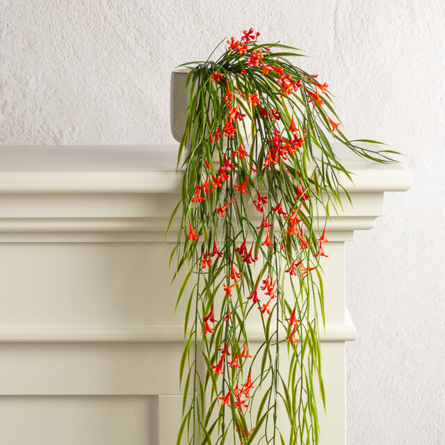 Подвесной искусственный цветок Патели-Бридж 69 см, красный, Summer Deco, 5010076