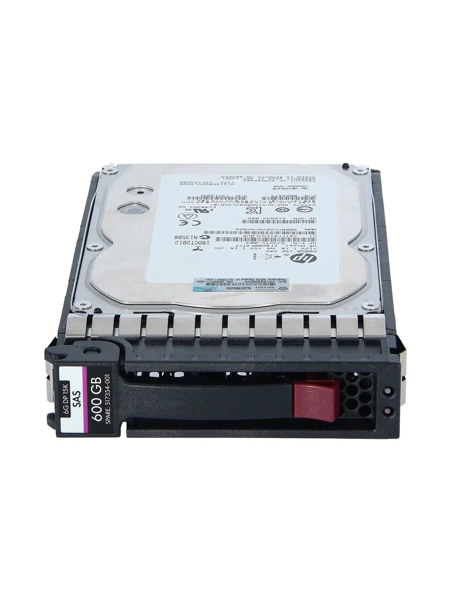 Серверный жесткий диск hdd hp ef0600fatff 600gb 15k sas 3.5