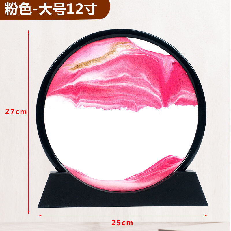 Зыбучие пески, украшения, креативное 3D искусство, стекло, жидкие украшения, зыбучие пески, динамичные украшения для гостиной, подарки, трехмерные