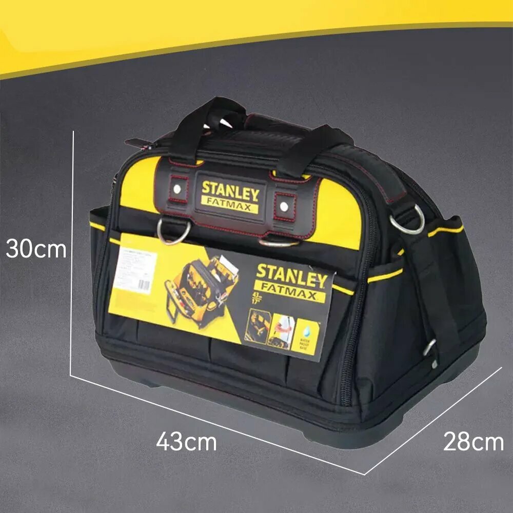 Сумка для инструментов TUA Stanley FMST517180-23, с плечевым ремнём, антиударная, жёлтая