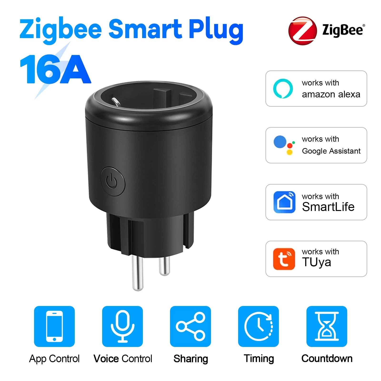 Tuya Zigbee 16A Power Monitor — фото 1