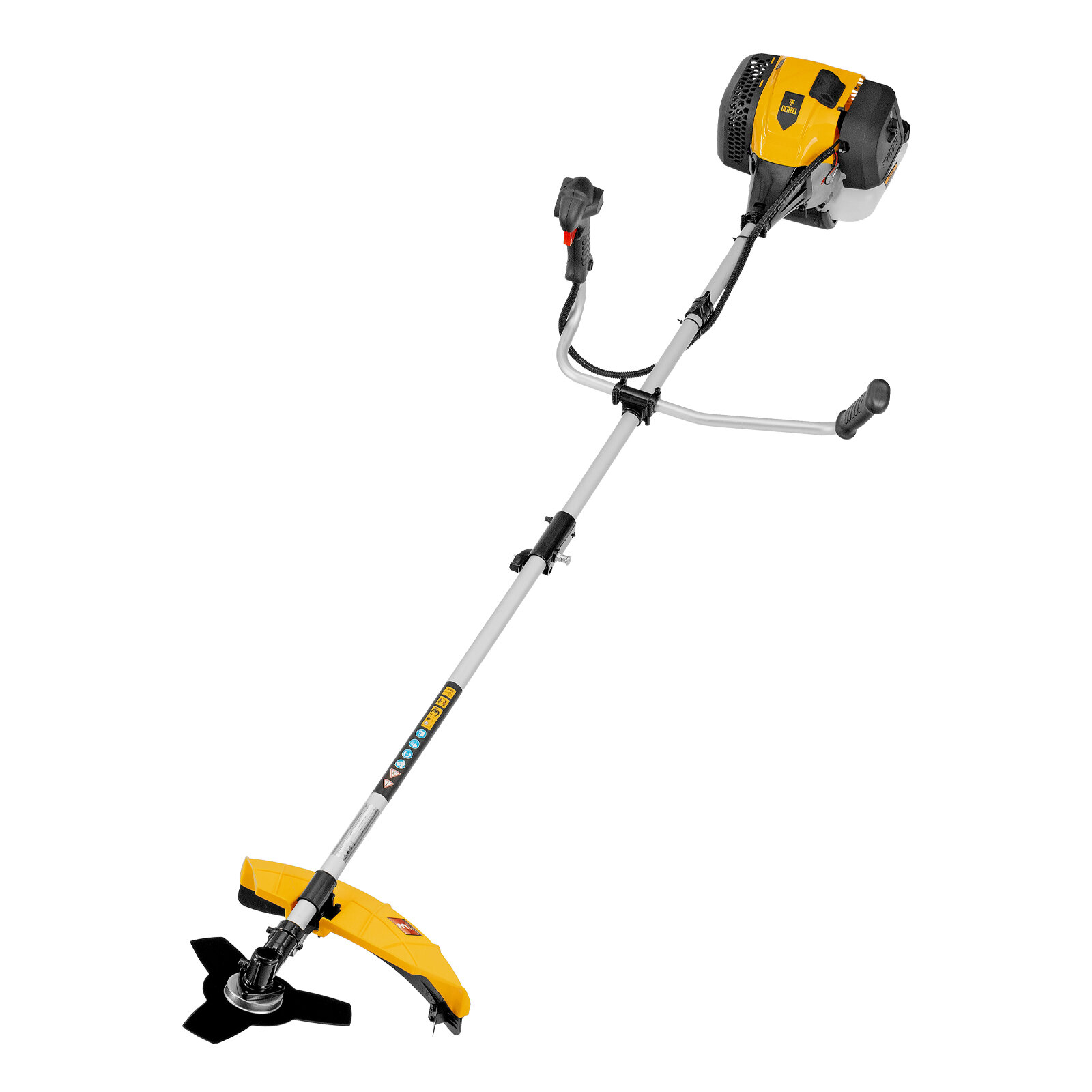 Триммер бензиновый DGT 520S, 52 см3, 3 л. с, разъемная штанга, состоит из 2 частей Denzel 96239