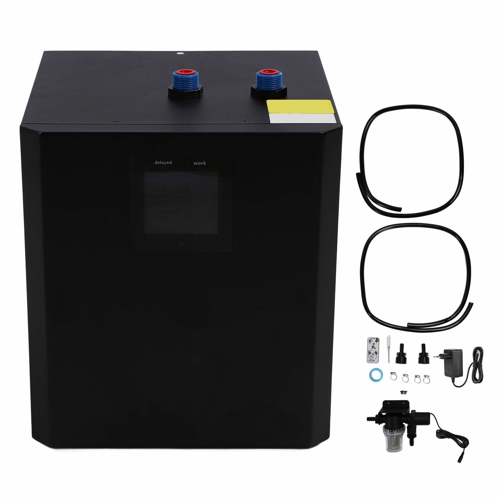 Охладитель для ледяной ванны с ЖК-сенсорным экраном, низкий уровень шума, 3 режима, 1/3 л. с, система охлаждения ледяной ванны для дома, отеля, использования на открытом воздухе, вилка ЕС 220 В