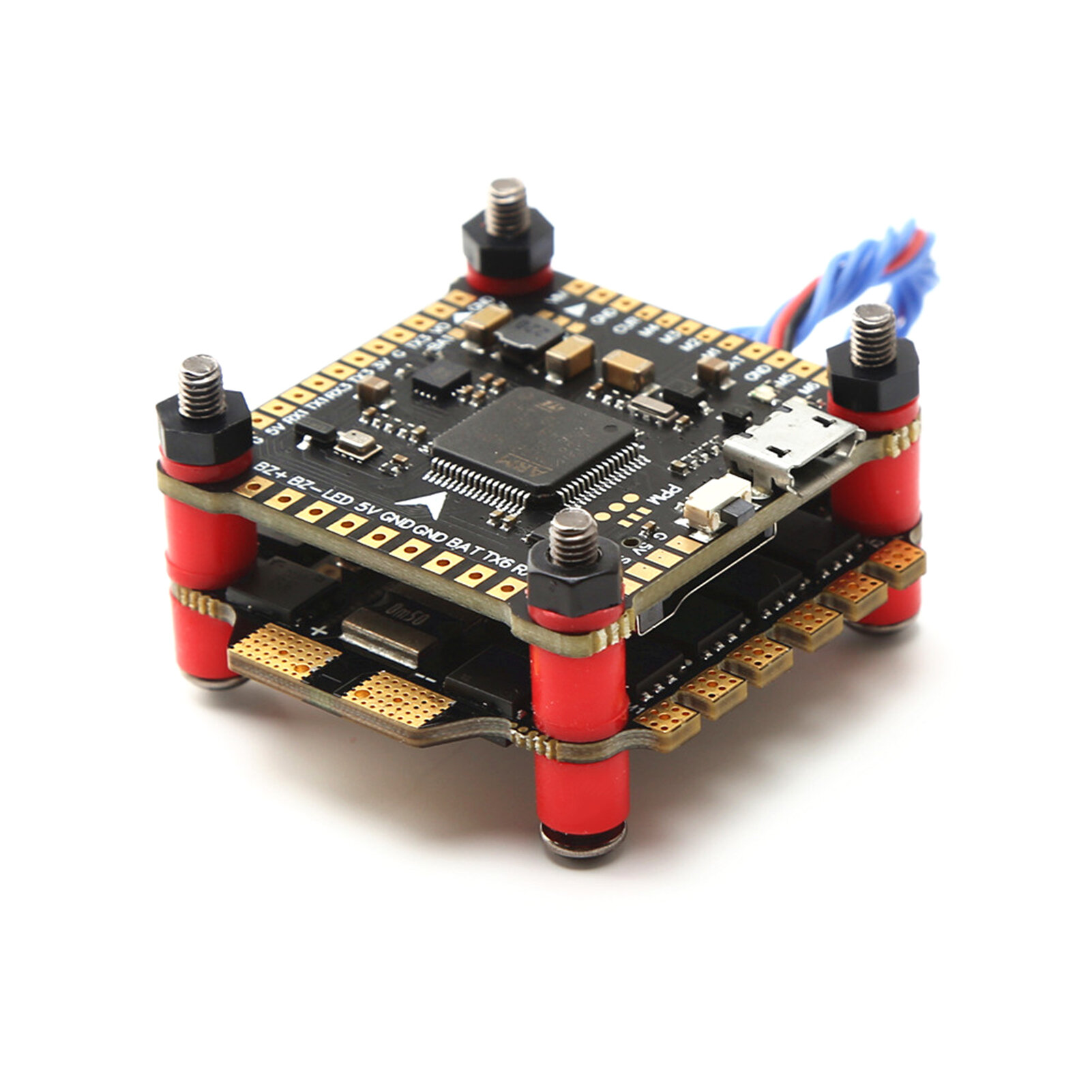 F4 V3S FC Flight Controller Board 30A 4in1 Brushless ESC для самолетов RC FPV Drone, размер 36*36mm, монтажные отверстия 30.5*30.5mm, STM32 F405 MCU, поддержка Dshot, OSD Drag and Drop через Betaflight, гироскоп BMI270, порты SBUS/PPM и Spketrum DSMX,