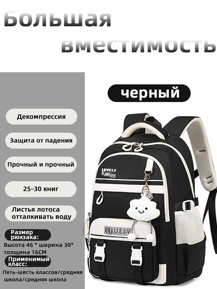 Сумка школьная, с отделением для ноутбука, 2025 год, 3-9 класс