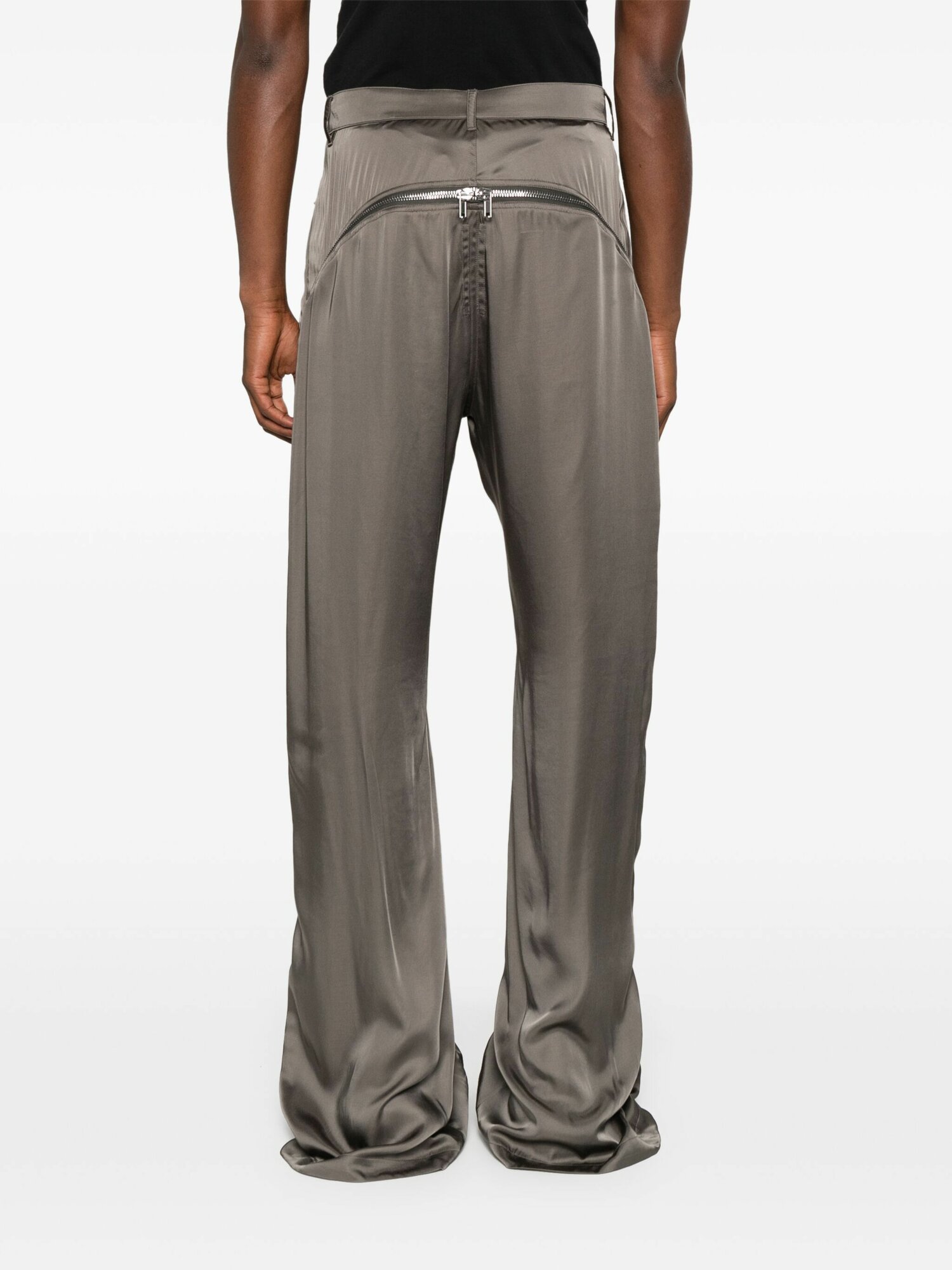 Брюки классические Rick Owens, размер 36, зеленый — фото 1