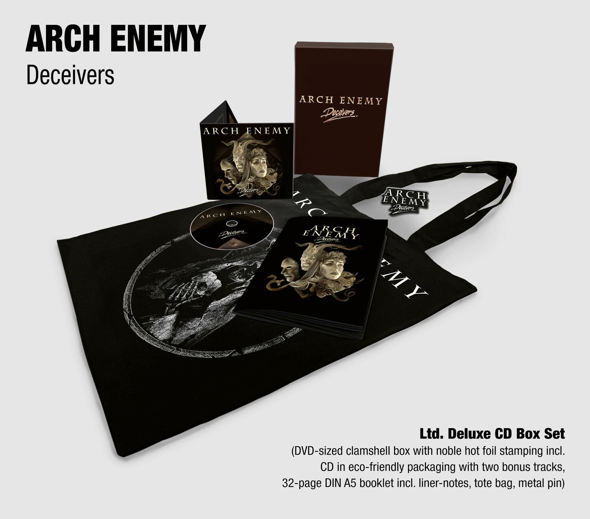 Диск Arch Enemy - Deceivers (Limited Deluxe Box Set) (1 CD)