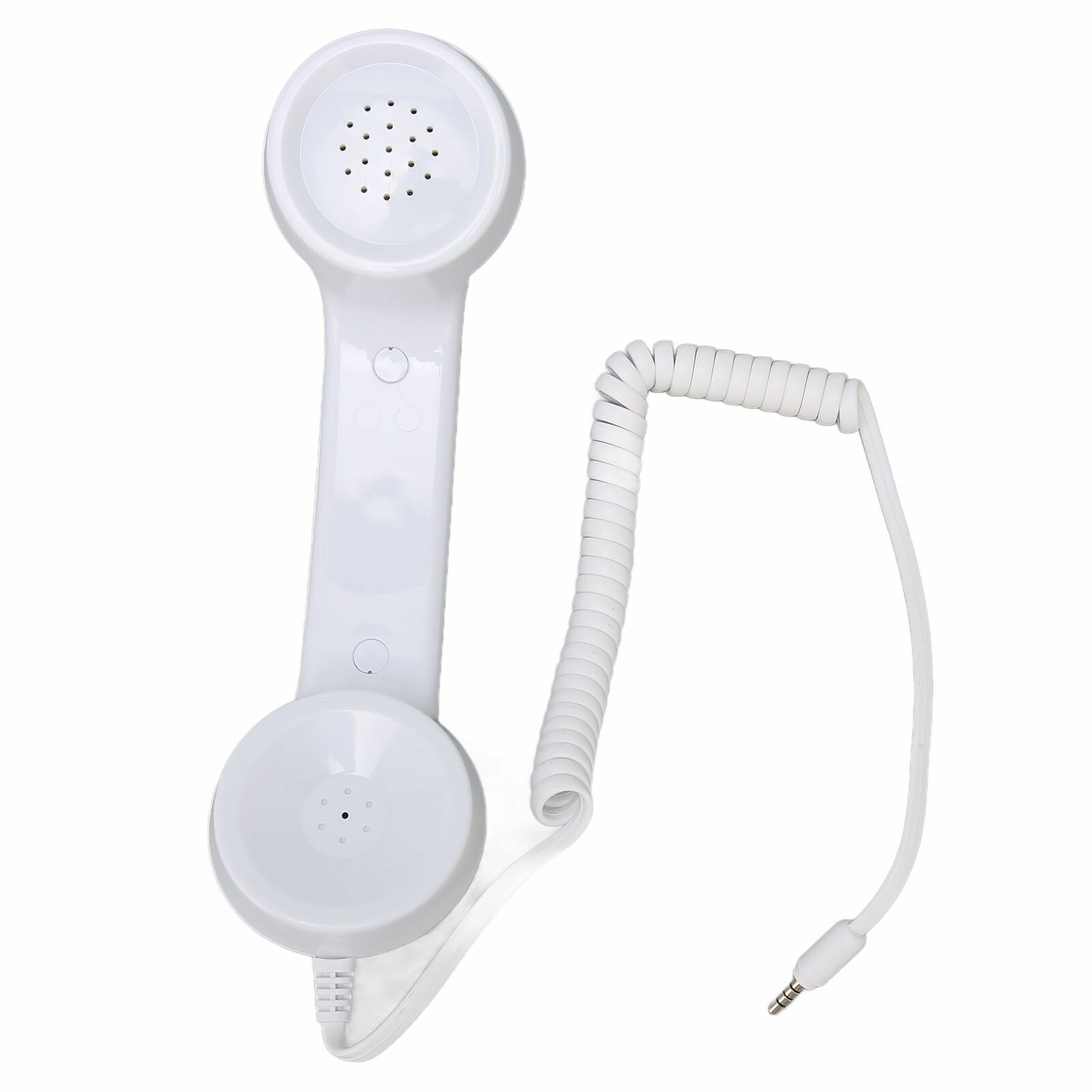 Ретро телефонная трубка (белая)