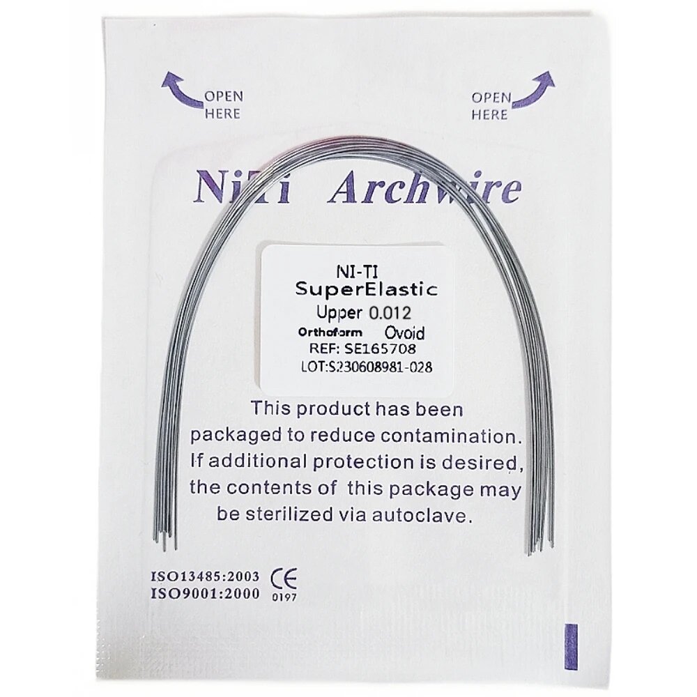 NiTi Archwire SuperElastic Верхняя 0.012