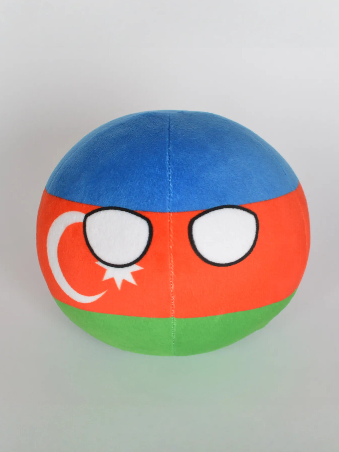 Мягкая игрушка кантрибол Мурат (флаг Азербайджана) / плюшевый countryball / купить в магазине Countryballs Shop
