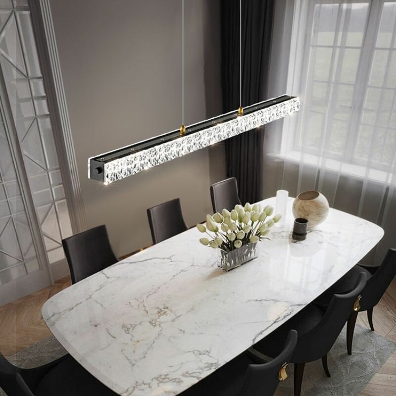 Современный и стильный дизайнерский подвесной светильник из акрила с тремя цветами переменного света -lj